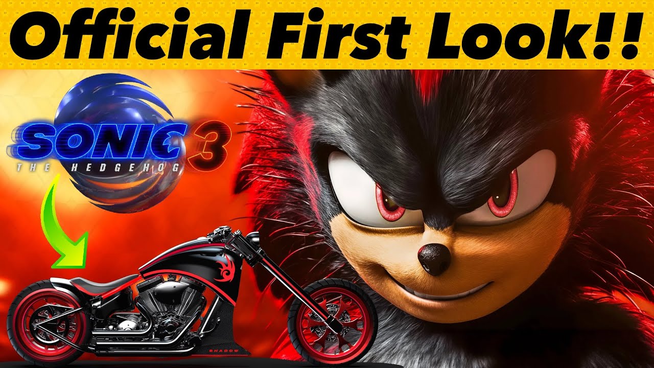 First OFFICIAL LOOK At Shadows Motorcycle For Sonic Movie 3 - YouTube