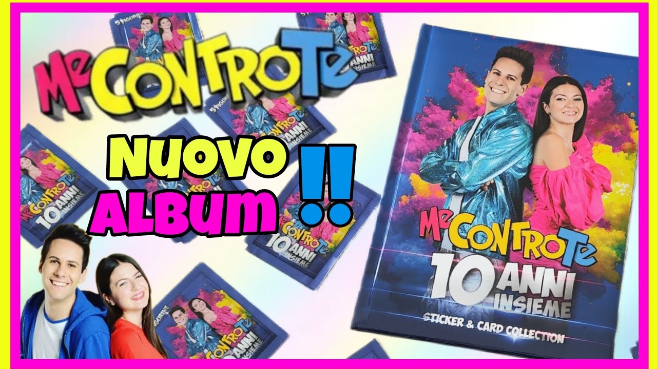 ME CONTRO TE 10 ANNI INSIEME ! Il nuovo album figurine morbidoso dei ...