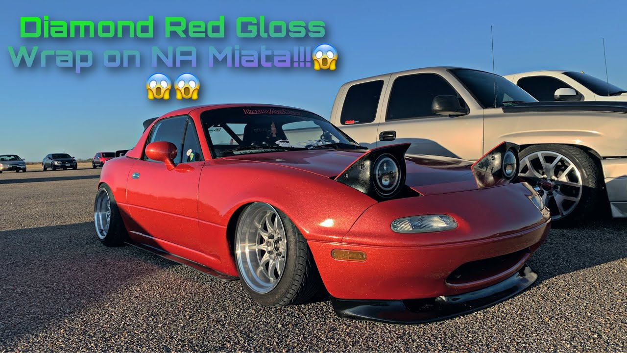 New Wrap on NA Miata!!! - YouTube