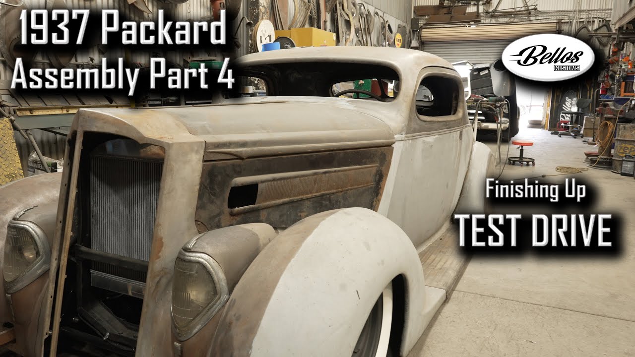 1937 Packard Assembly - Part 4 with Test Drive - YouTube