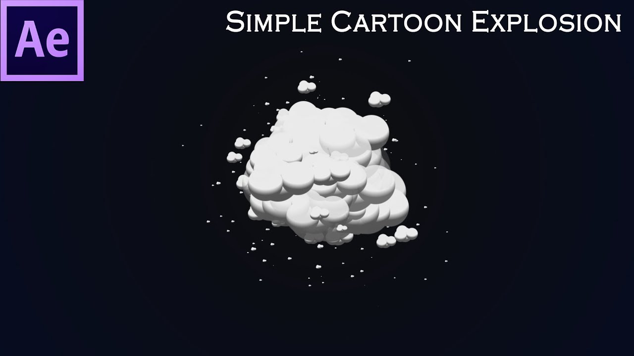 Create extremely simple cartoon explosion with After Effects -124 - YouTube