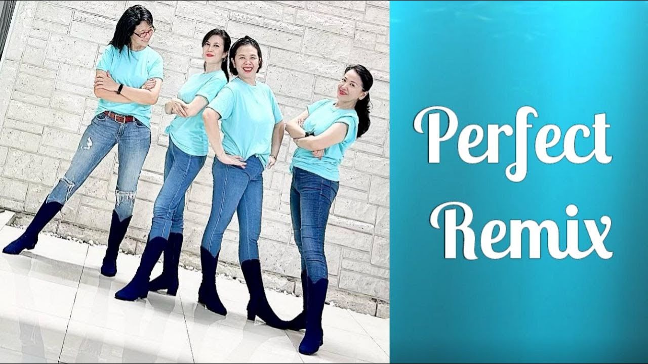 Perfect Remix Line Dance (demo & count) - YouTube