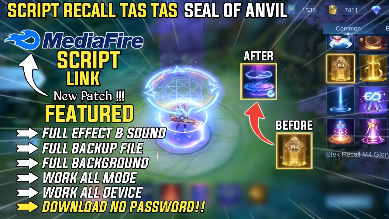 New | Script Recal Tas Tas Seal Of Anvil No Password | Full Effect ...