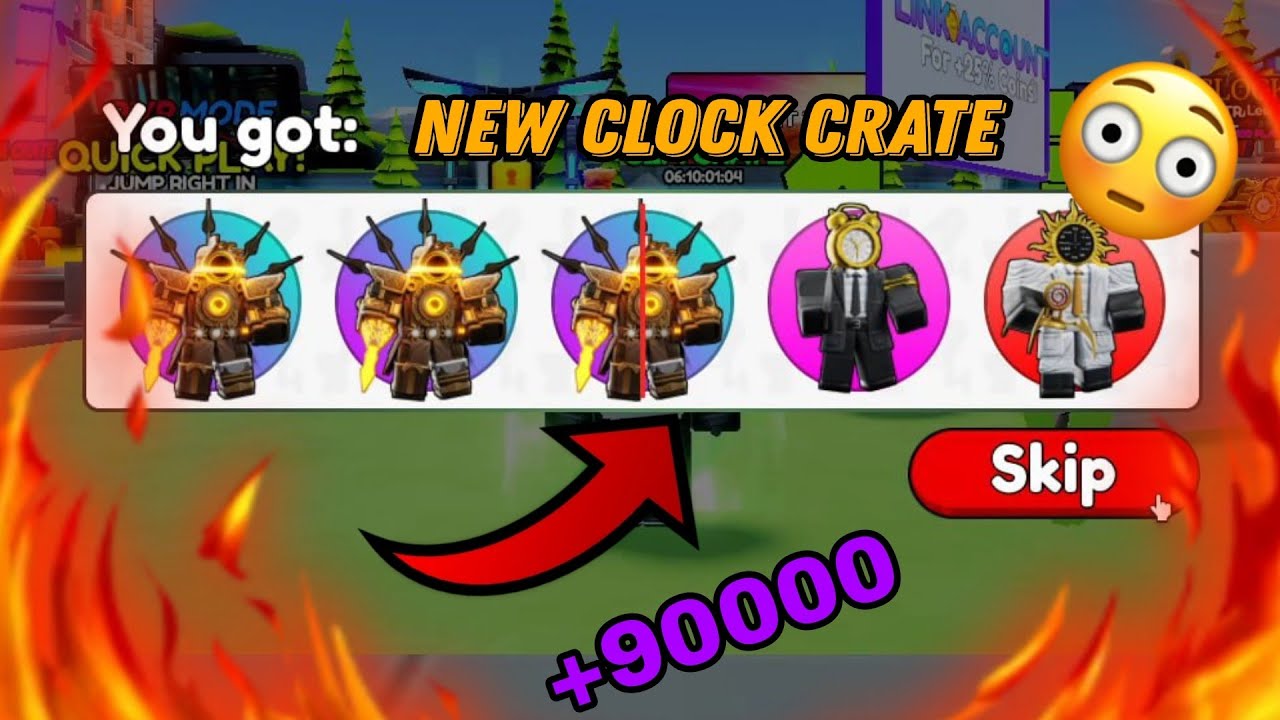 Open +90000 New Clock Crate for SINISTER TITAN CLOCK MAN in Skibidi ...