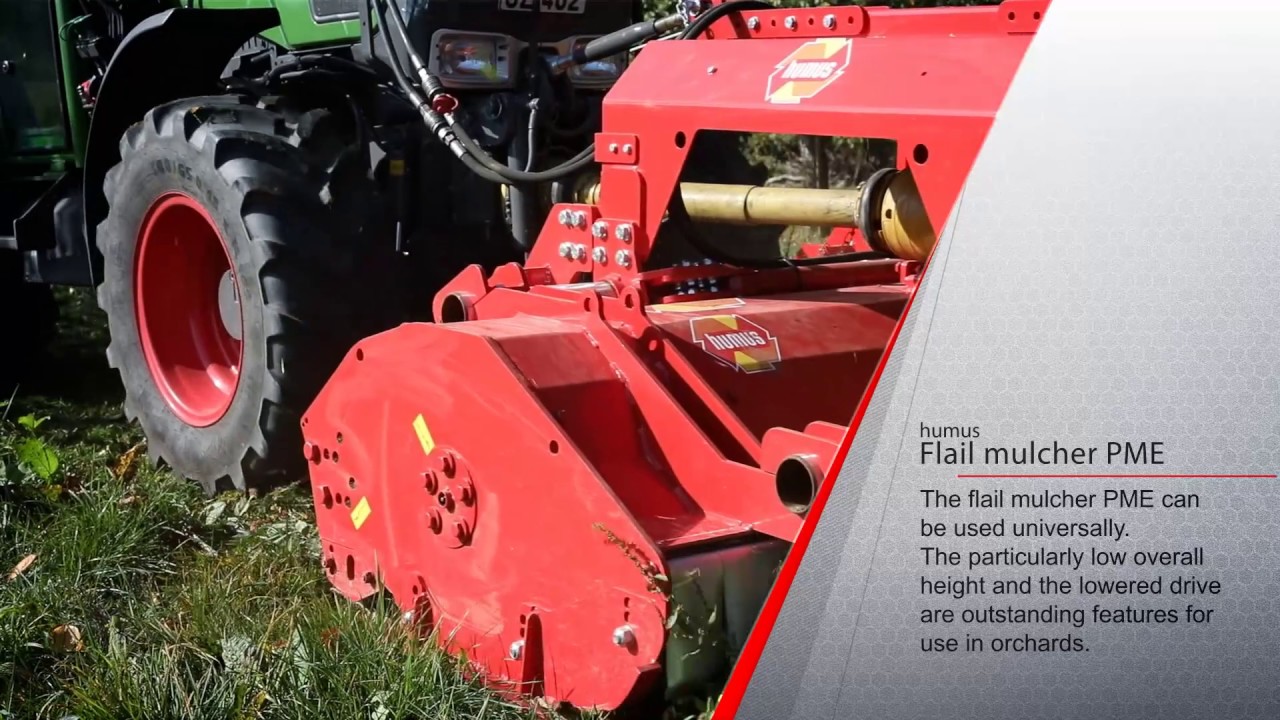 humus Flail mulcher PME - YouTube