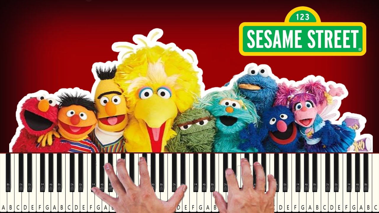 Sesame Street Theme Song - PIANO TUTORIAL - YouTube