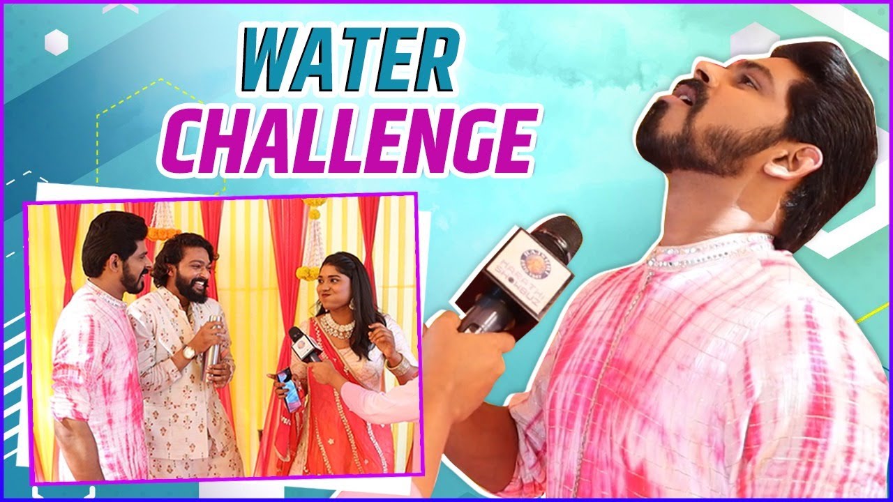 Water Challenge With Ashok, Prajakta & Sanket | Sony Marathi Holi ...