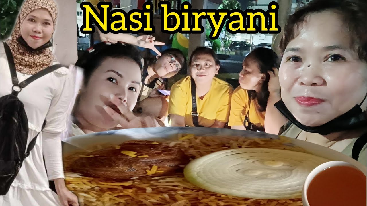 MAKAN MALAM DI TAMAN NASI BIRYANI IWAK SAPI MINUMAN ALPUKAT SEGER - YouTube