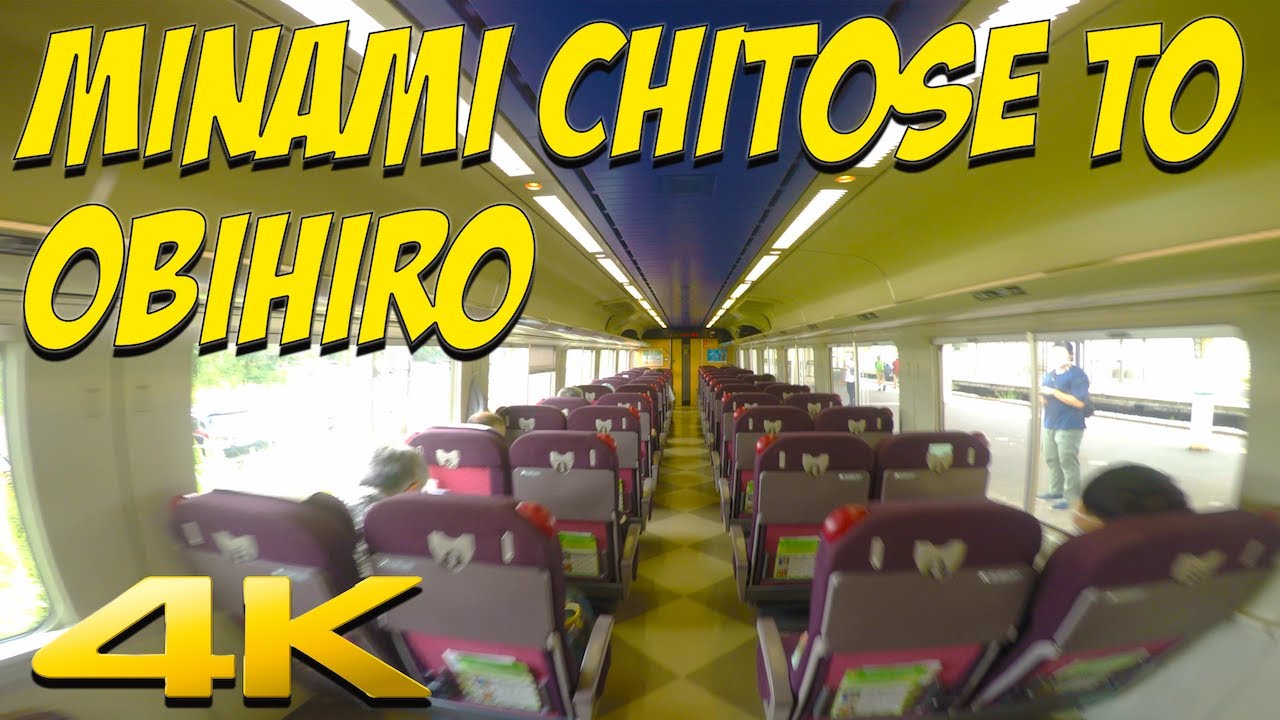 4K JAPAN | MINAMI CHITOSE to OBIHIRO in HOKKAIDO - Train Travel - YouTube