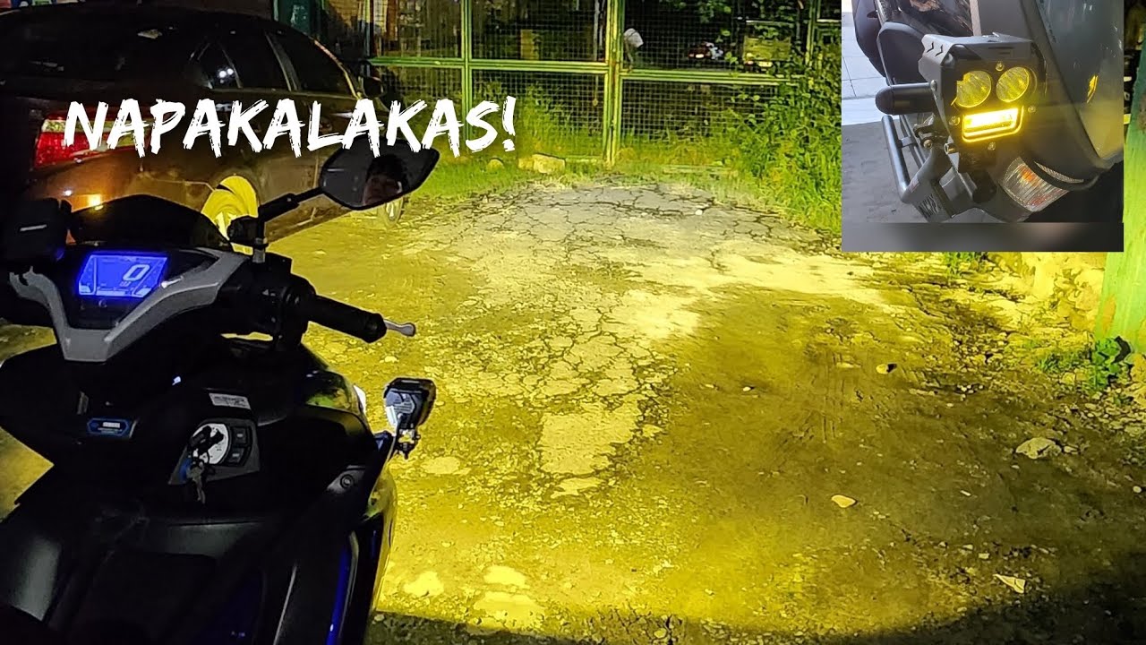 pinakamalakas na ilaw ng motor TDD Night Ranger 80watts - YouTube