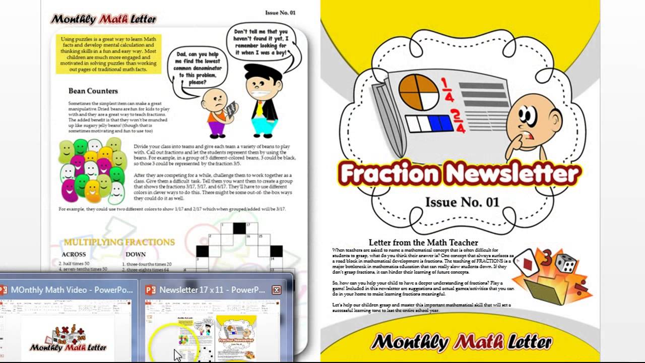 Monthly Math Letter - YouTube