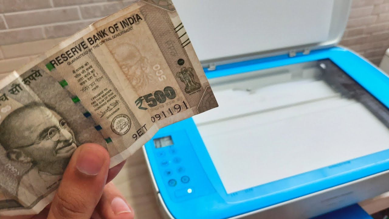What happens if you photocopy a 500 rupee note - YouTube