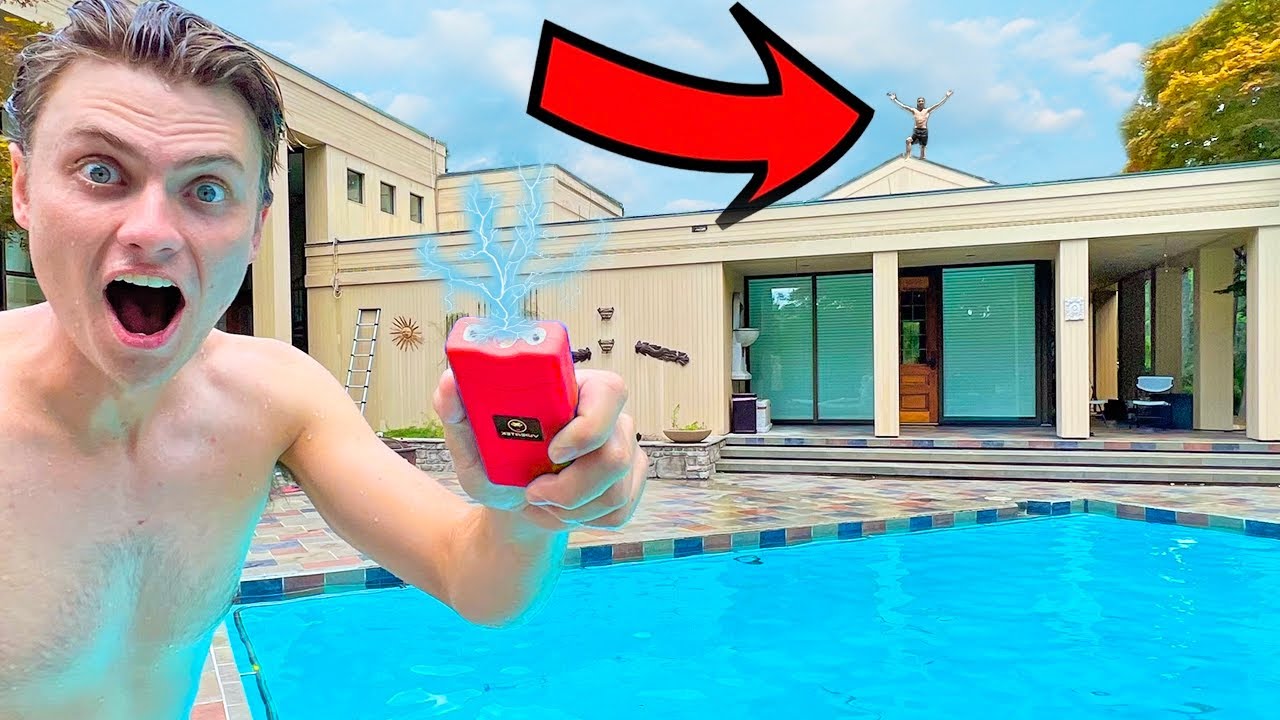 Taser Hide N Seek at Carter Sharer's New House! - YouTube