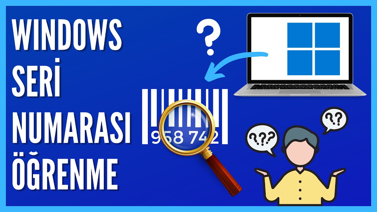 Windows Bilgisayarın Seri Numarası Nasıl Öğrenilir? - YouTube