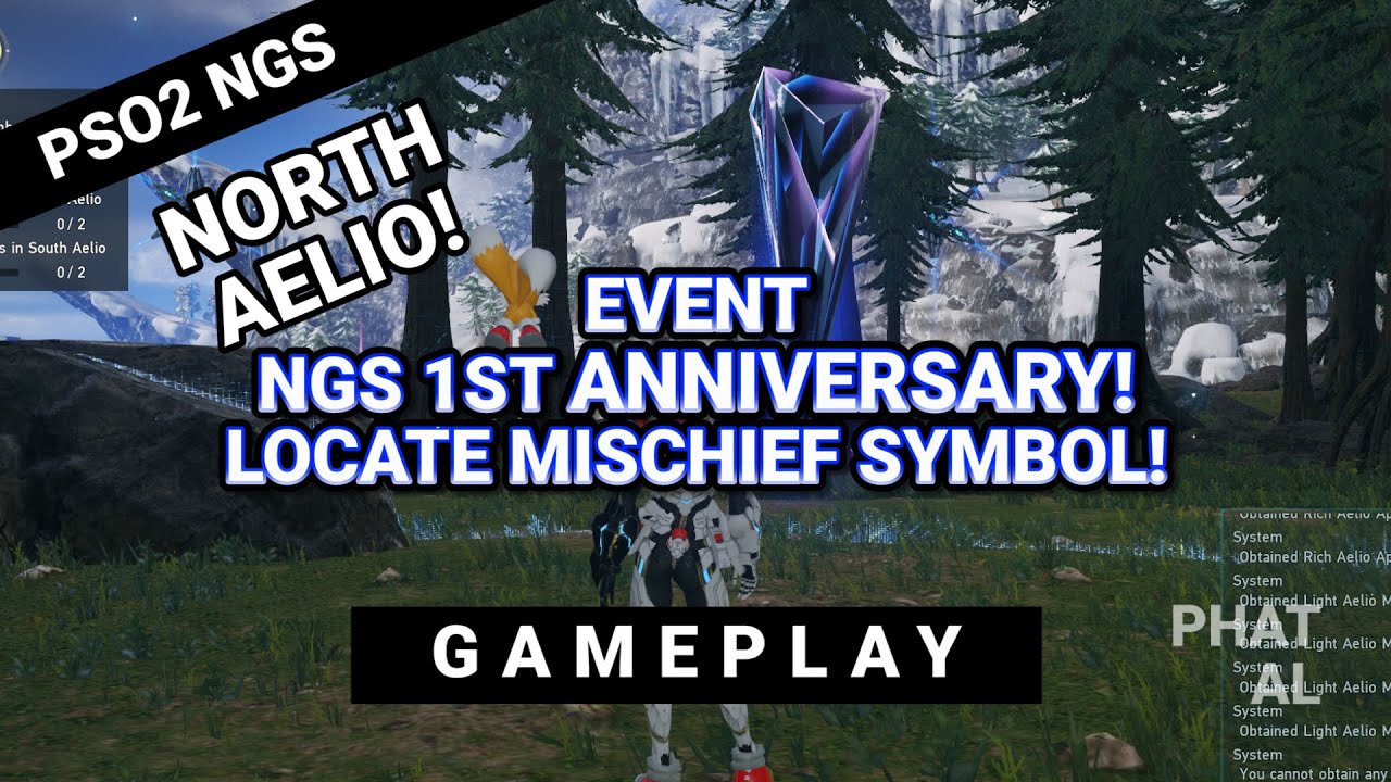 NGS ANNIVERSARY! NORTH AELIO LOCATE MISCHIEF SYMBOLS MYSTERIOUS HOLO ...