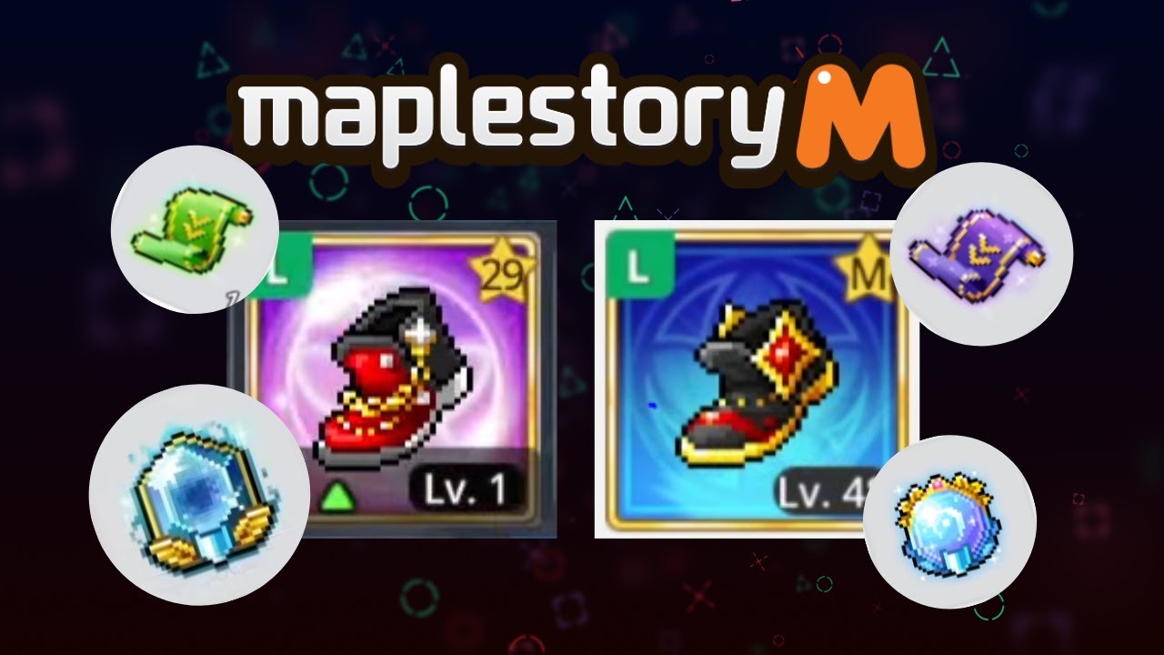 Maplestory M - Level 50 Chaos Shoe Project! How my Attempts?! - YouTube