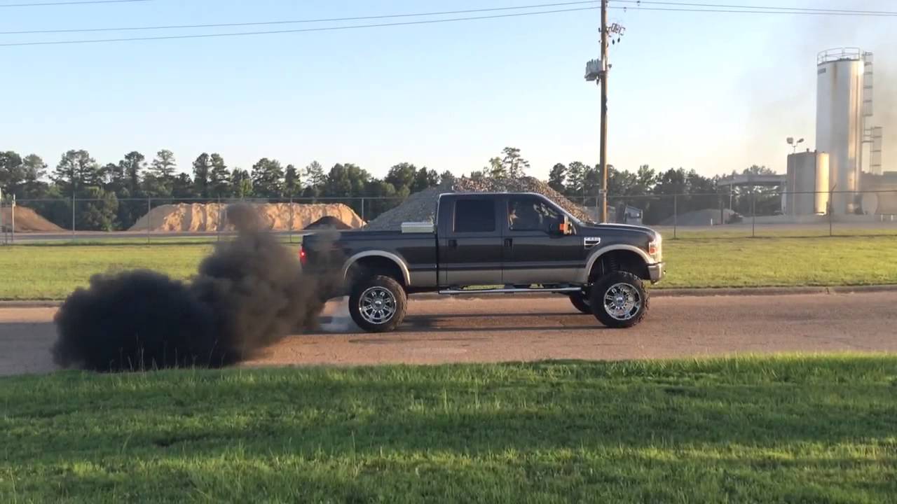 Lifted F250 Rollin Coal Youtube