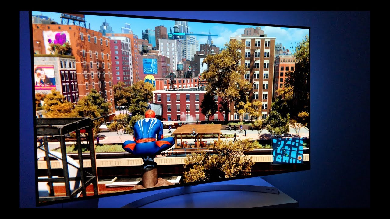 Marvel Spider Man in 4K on LG OLED - YouTube