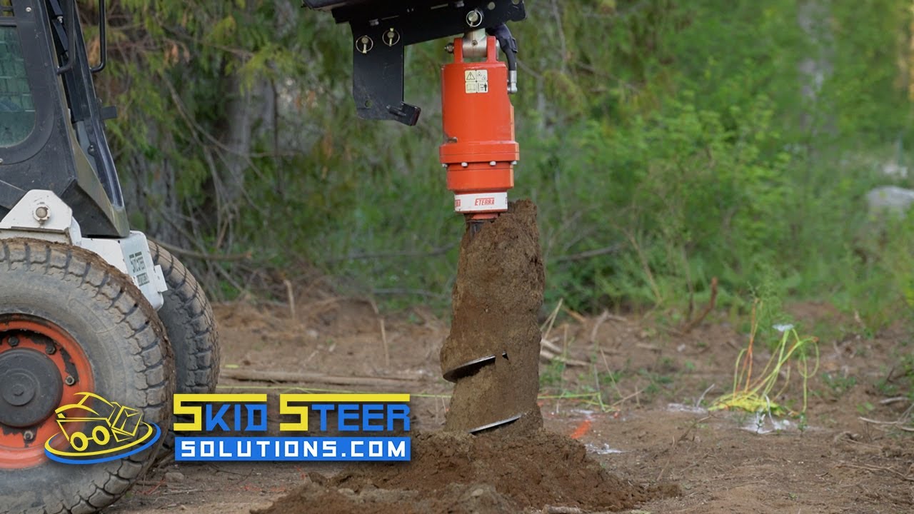 The most VERSATILE auger attachment on the market | Skid Steer ...