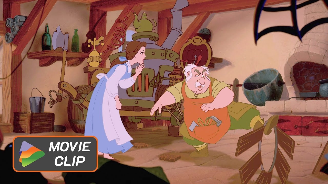 Beauty and the Beast | Movie Clip | Belle, the book-loving daughter of ...