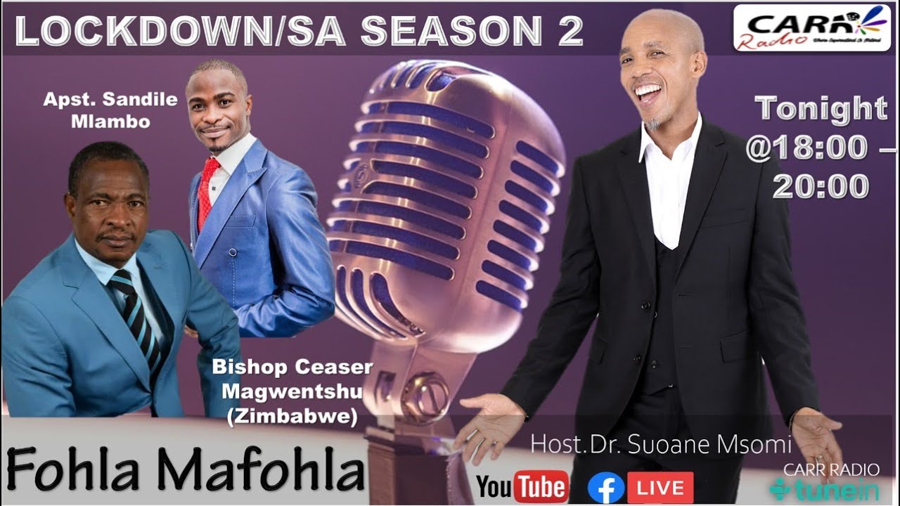 LOCKDOWN DAYS 27 EVENING SHOW DR. SUOANE MSOMI, Bishop Ceaser ...
