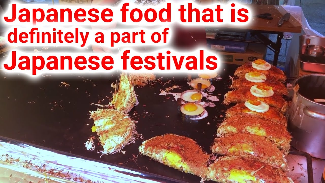 [Japanese street food] Professional Japanese Teppan Cuisine seen at ...