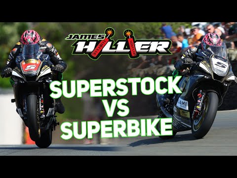 James Hillier shows us the difference between his Superbike vs Superstock IOMTT Bikes Tourist Trophy