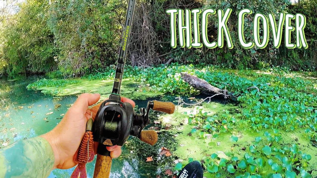 Fishing The THICKEST Cover For MONSTER River Bass - YouTube