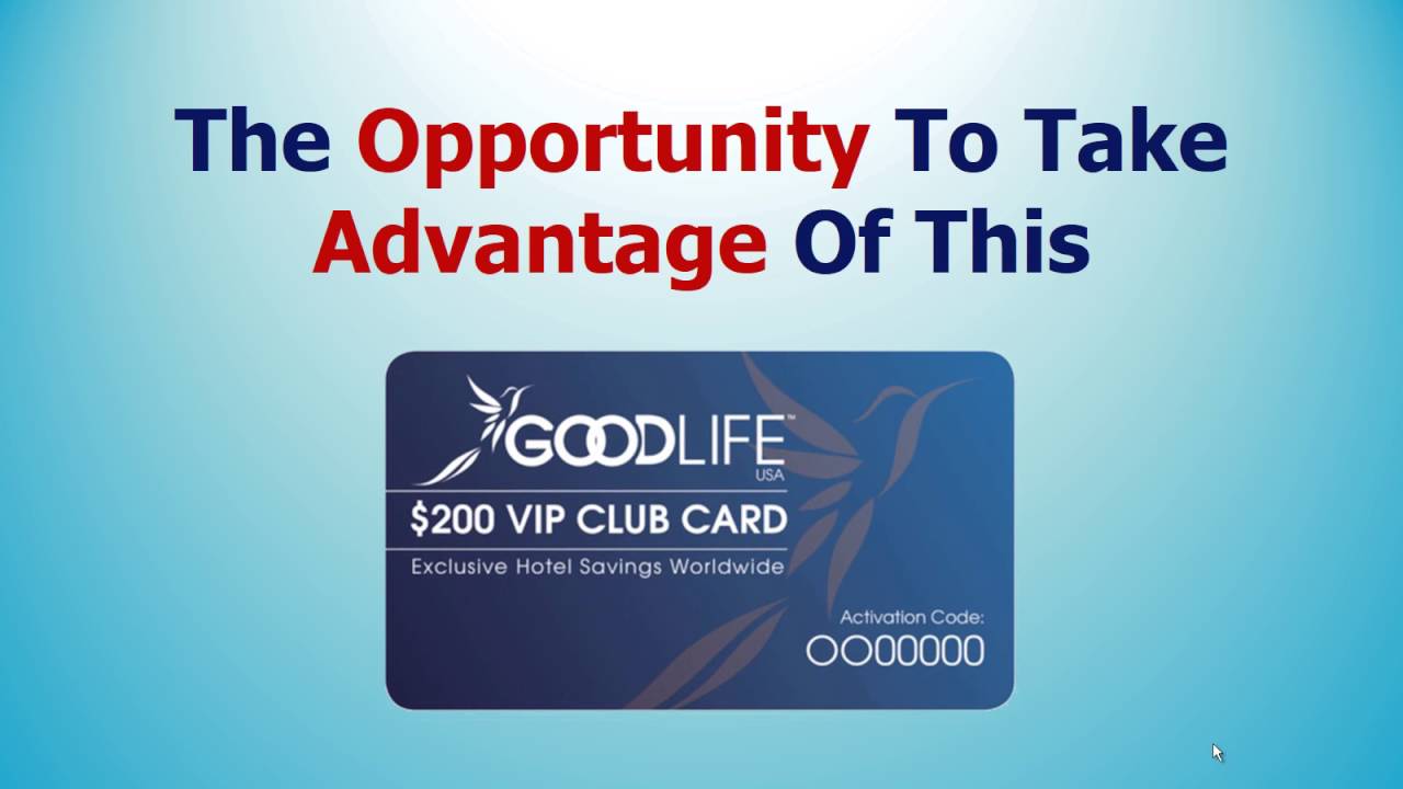 $200 GoodLife USA VIP Card, Get Yours Here And Now - YouTube
