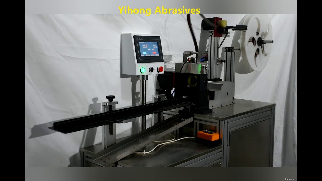 New flap wheel cutting machine 2021 - YouTube