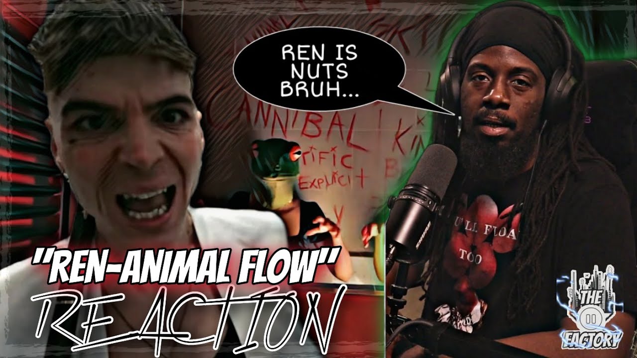 THIS MAN IS MAD LOL..| REN-ANIMAL FLOW (OFFICIAL MUSIC VIDEO) REACTION ...