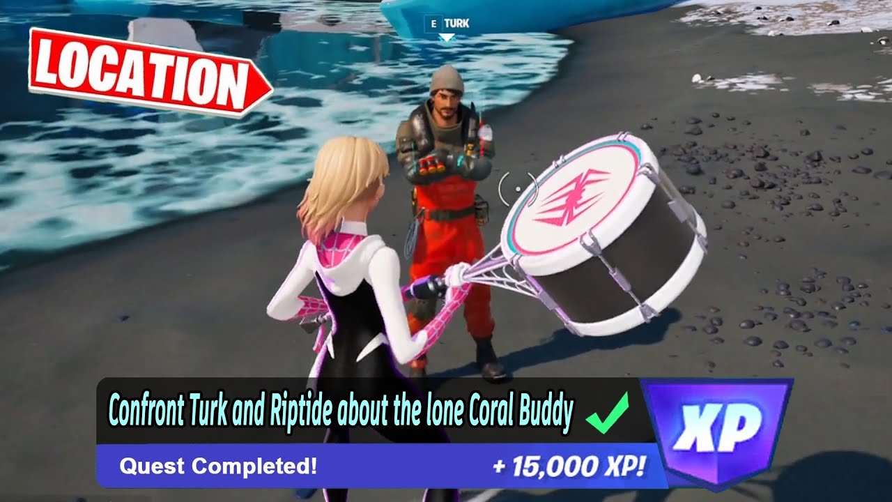 Confront Turk and Riptide about the lone Coral Buddy (2) | Fortnite ...