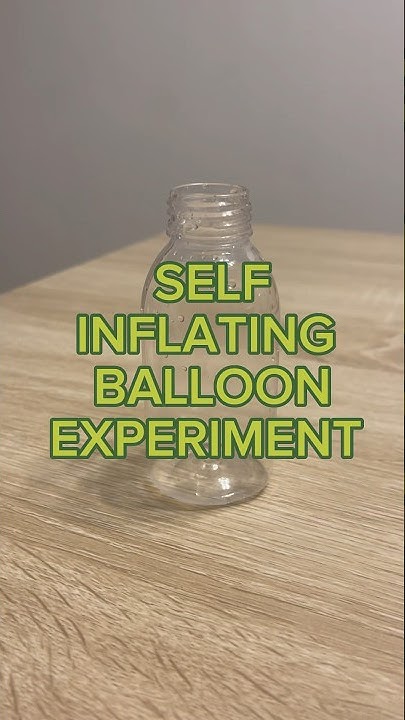 Self Inflating Balloon Experiment #diy #stem #chemistry - YouTube