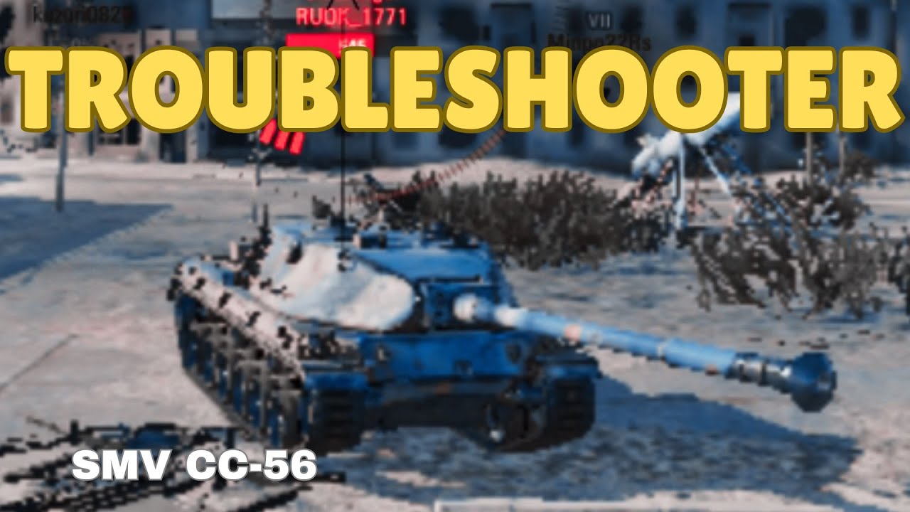 World of Tanks SMV CC-56 - 3 frags. - YouTube