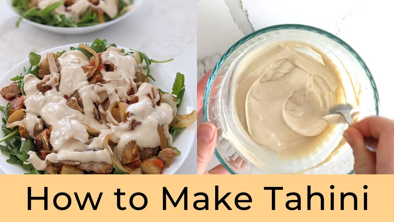 How to Make Tahini - World’s Easiest All Purpose Sauce, Dip, Dressing ...