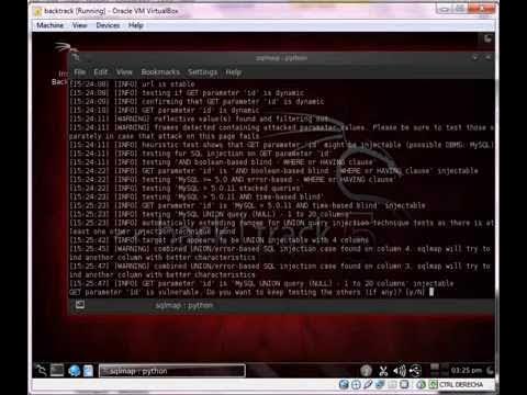 Wapiti + Sqlmap en backtrack 5! [Tutorial] - YouTube