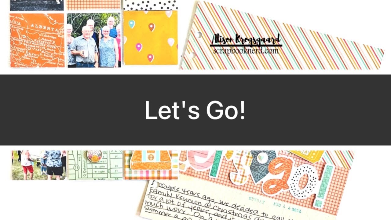 Double Page Layout | Simple Stories Let’s Go | - YouTube