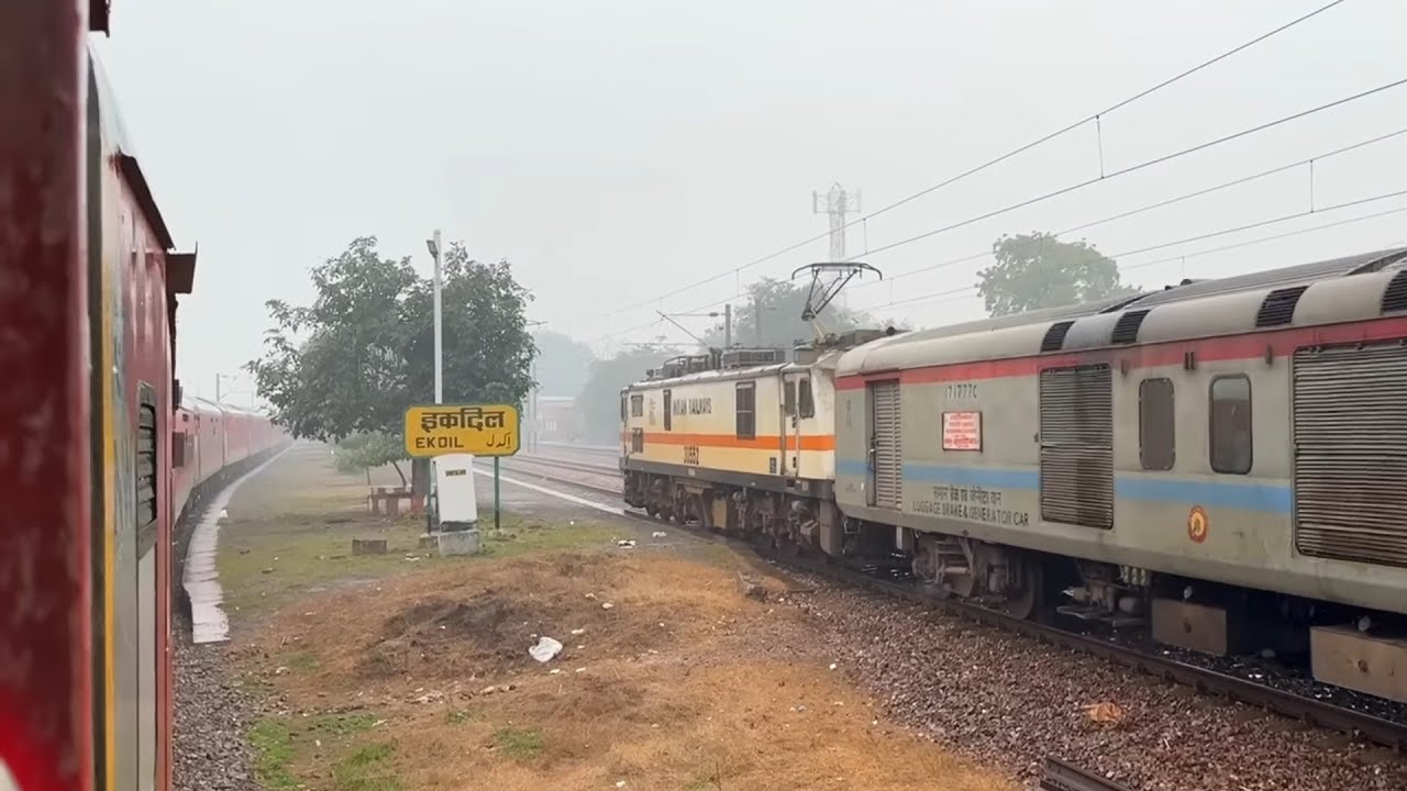 New Delhi - Howrah Rajdhani Express Overtaking My Train || New delhi To ...