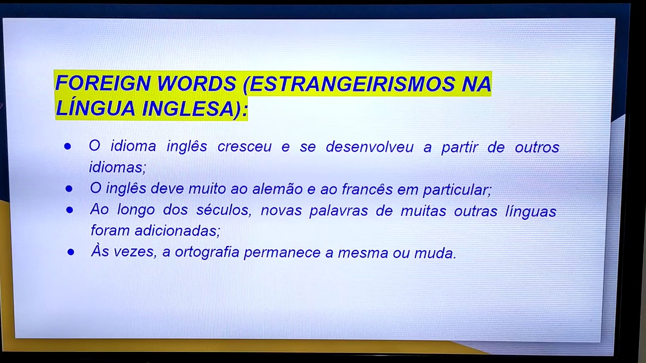 6 ANO L NGUA INGLESA FOREIGN WORDS YouTube 6-ano-l-ngua-inglesa-foreign-words-youtube