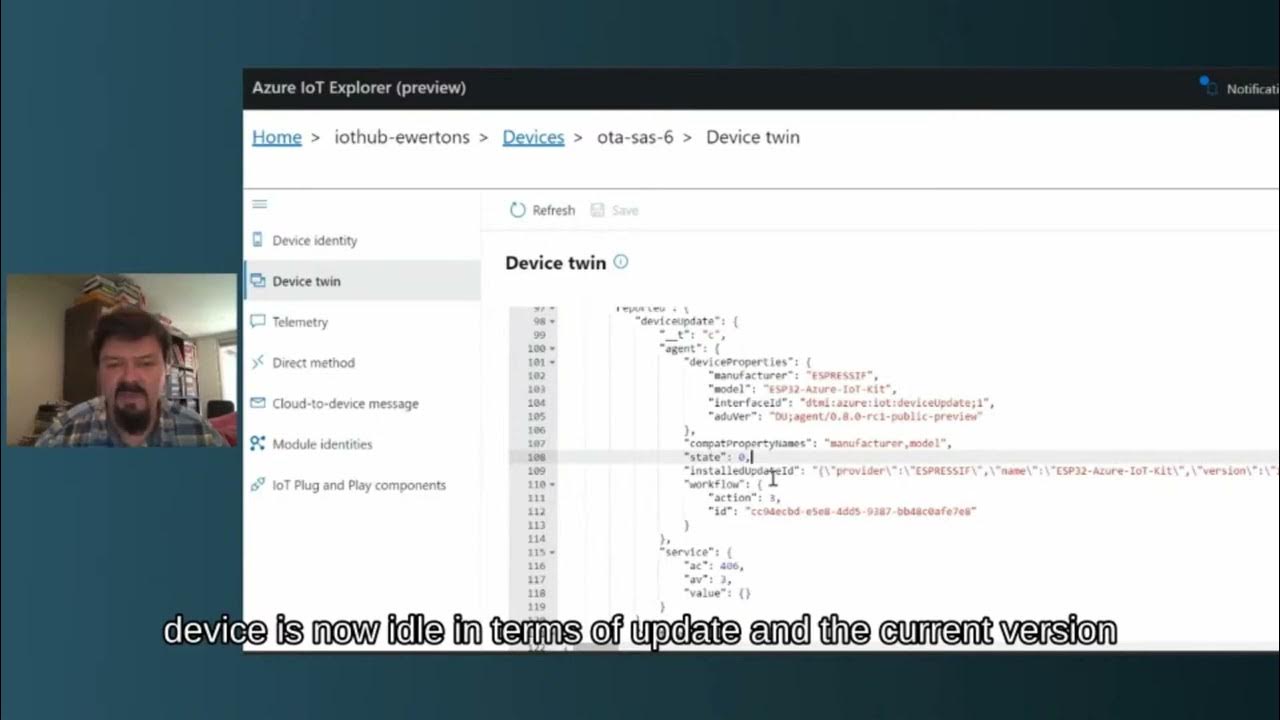 OTA for your ESP32 using Azure Device Update, Day2, Espressif Developer Conference'22 - YouTube