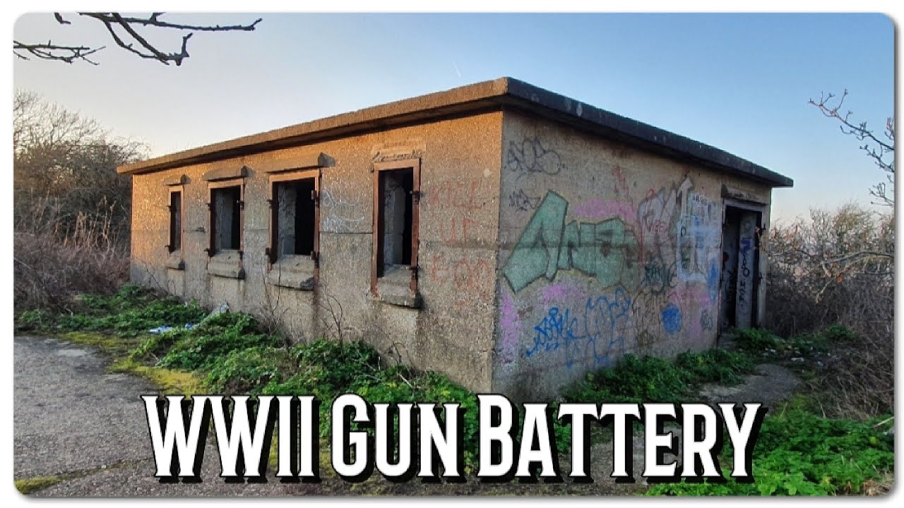 WW2 WAR DEFENCES Heavy Anti-Aircraft Gun Battery, Fathingloe, Dover ...