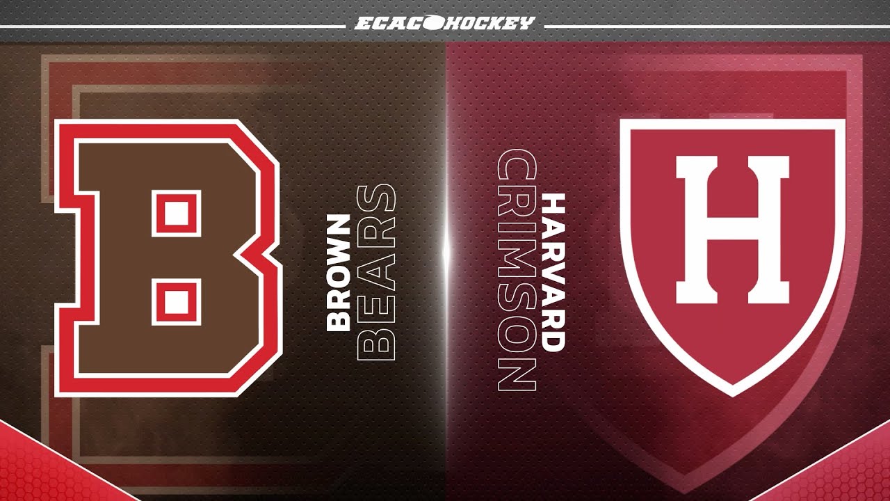 Brown at Harvard | NCAA Men’s Ice Hockey | Highlights - January 10 ...