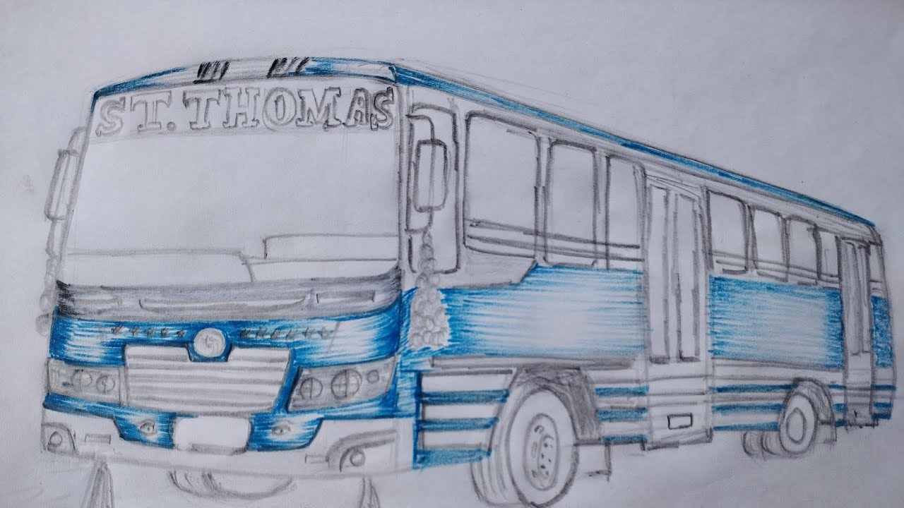 st thomas bus my drawing - YouTube