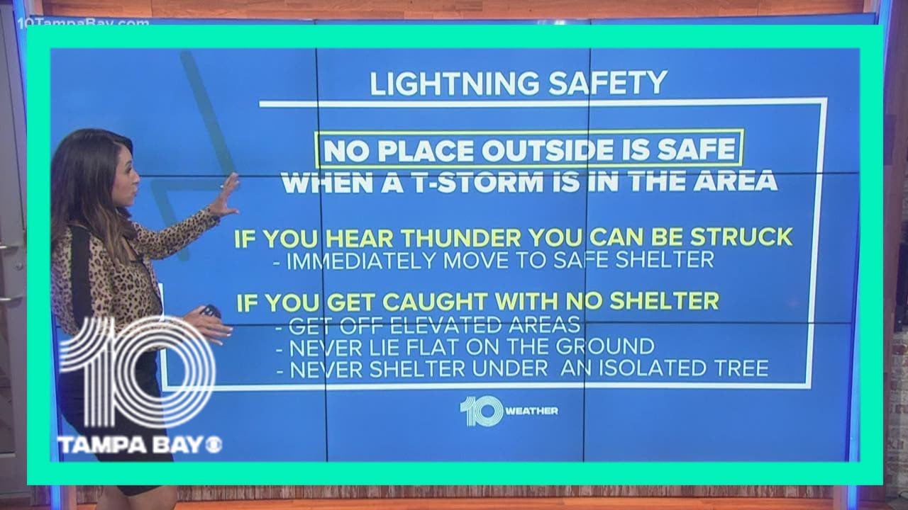 How to stay safe from lightning during a storm - YouTube