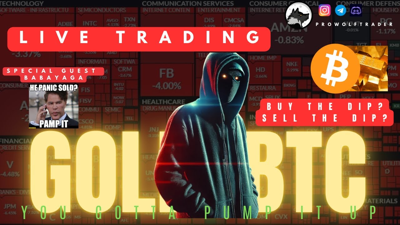 GOLD & BTC LIVE FOREX TRADING LONDON-NEW YORK SESSION (28/1/25) He Panic Sold?Pump It ! FOMC ...