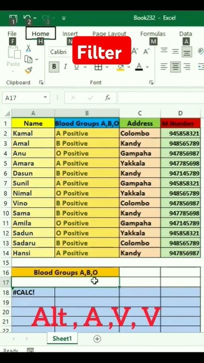 Filter Excel Excelshortcuts Excelformula Exceltips Exceltricks Short Trending Ytshorts
