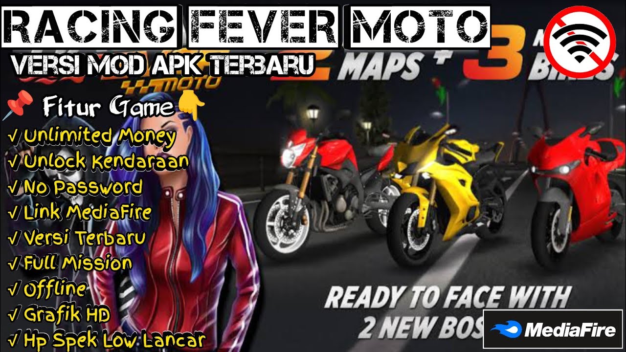 Racing Fever Moto Mod Apk Terbaru, Game balap Motor - YouTube