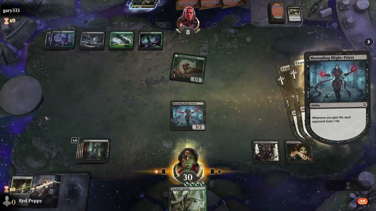 MTG Arena Historic Infinite Damage Life Gain Deck - YouTube