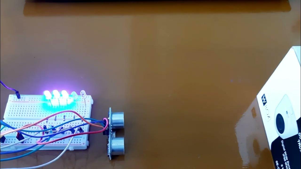 LED Distance Indicator | Arduino Based Projects | Science Projects | With Coding | - YouTube