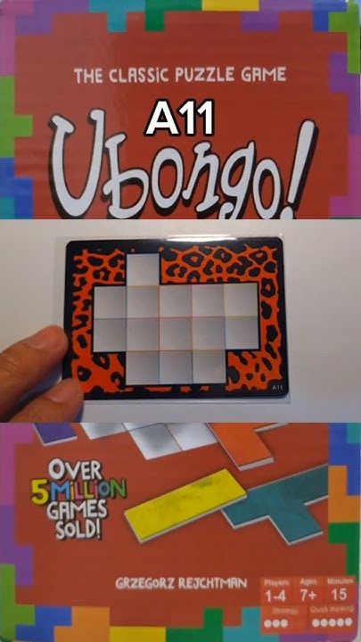 Ubongo Travel Edition: A11 #ubongo #soloboardgames #playthrough #beboygame - YouTube